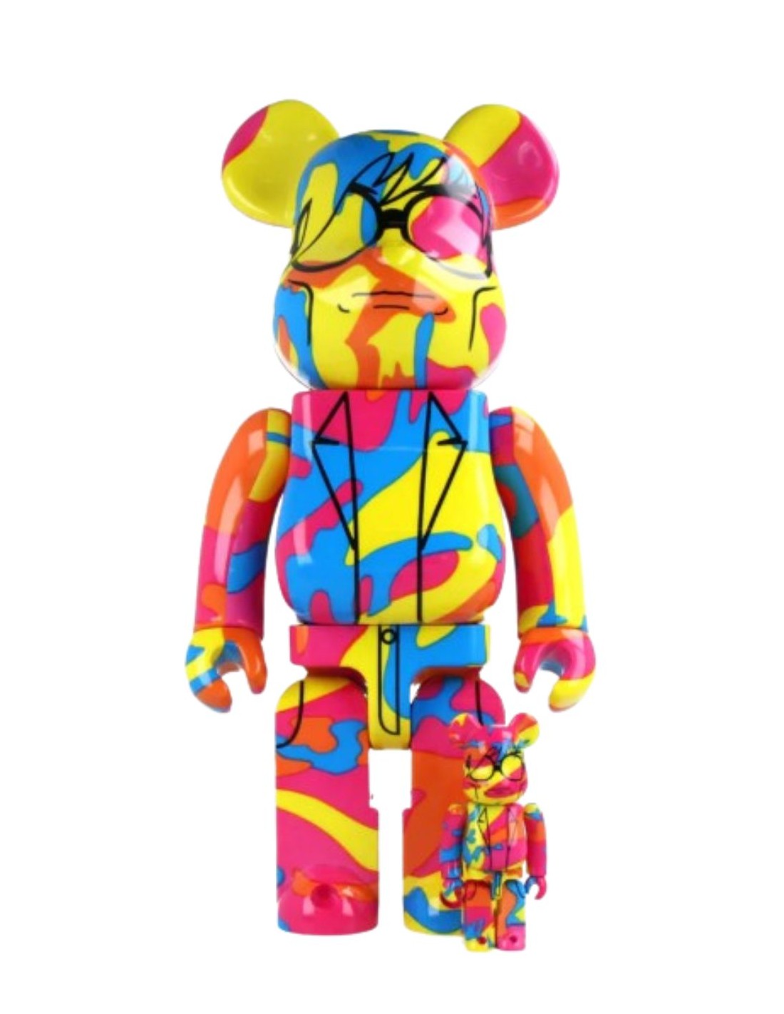 bearbrick decoracion unisex bearbrick 100% 400% andy warhol bwwt 3 ...