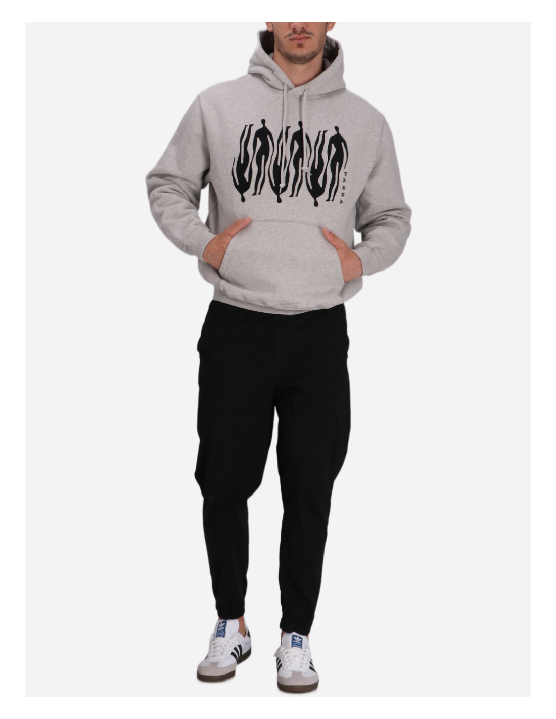 by parra sweater manconnected guy - 54225 heather grey Talla S Color gris