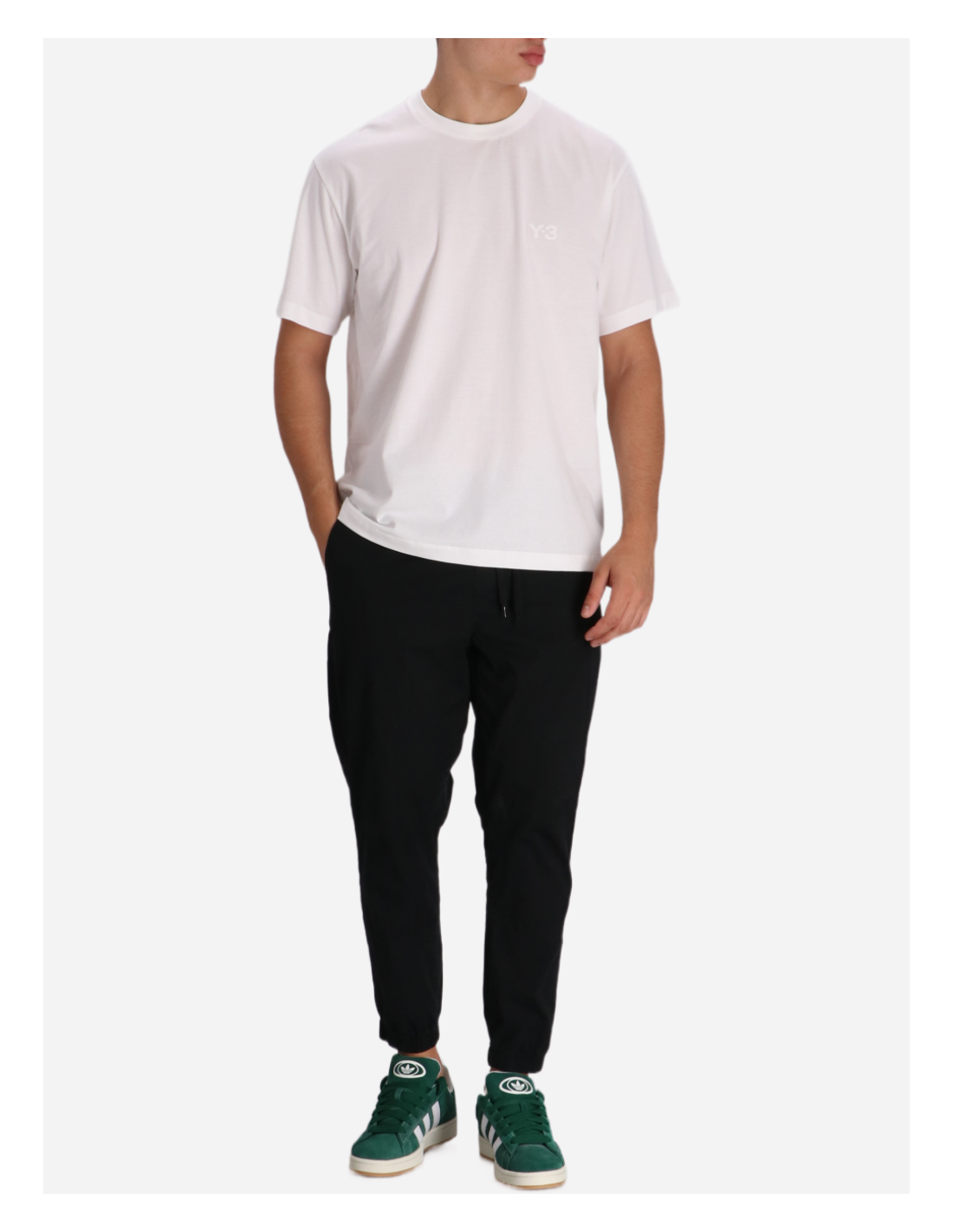 y3 t-shirt manm reg ss tee - jd9829 core white Talla XL Color blanco