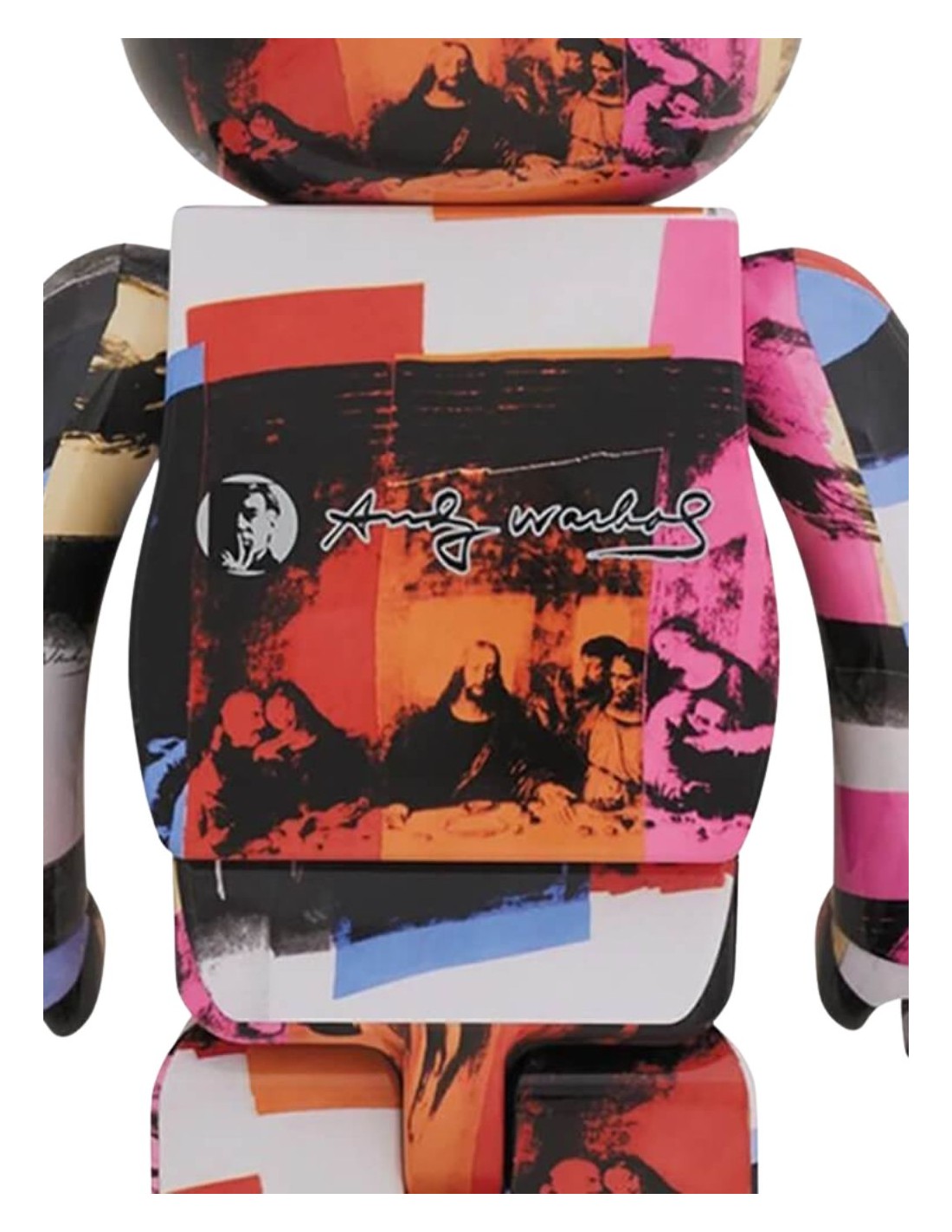 bearbrick decoracion unisex bearbrick 1000% andy warhol the last supper ...