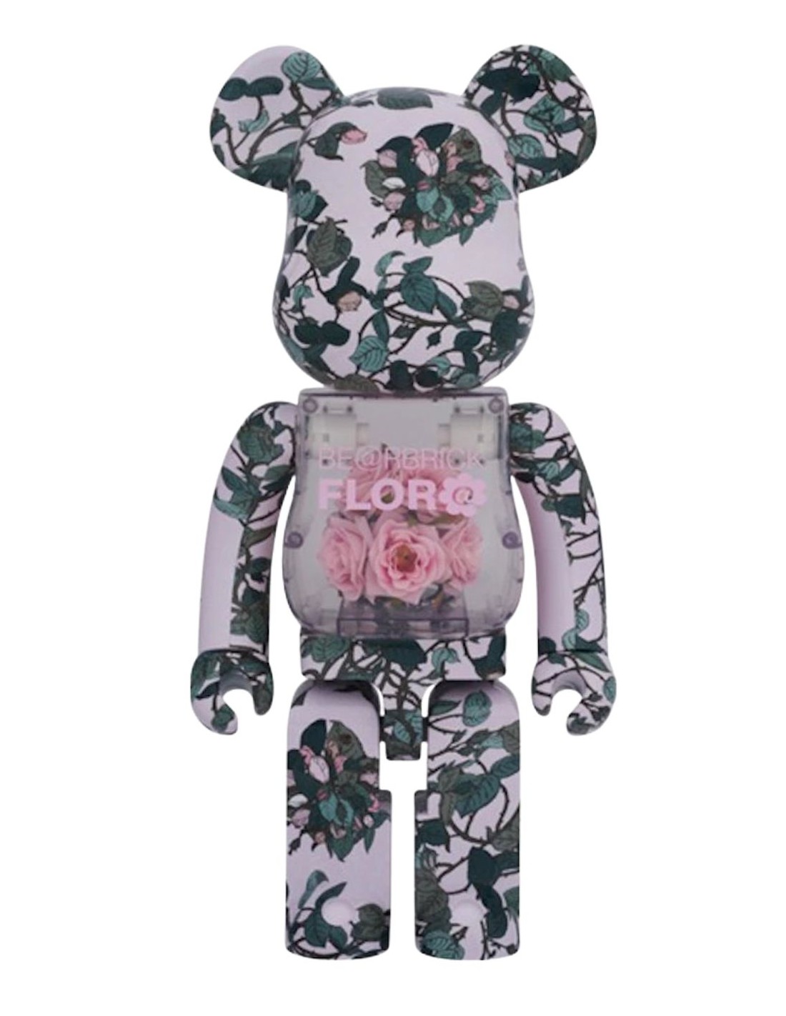 bearbrick decoracion unisexbearbrick 1000% flora pink rose - med2379 mu ...
