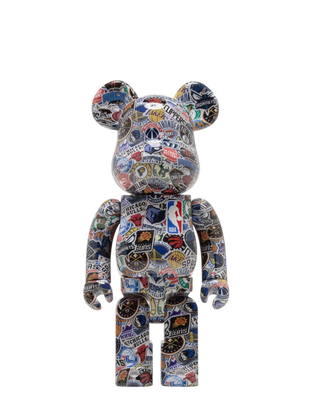 bearbrick decoracion unisex bearbrick 1000% nba bwwt 3 - med2458 mu ...