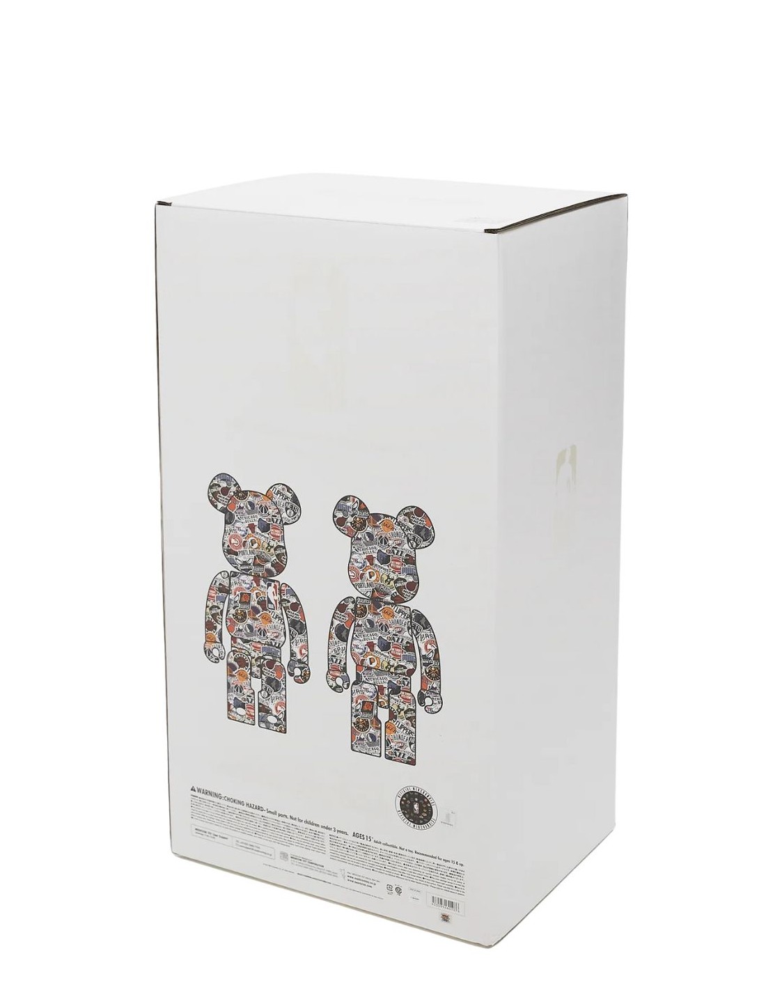 bearbrick decoracion unisex bearbrick 1000% nba bwwt 3 - med2458 mu ...