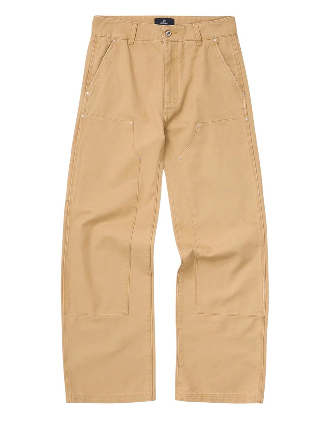 represent pantalon hombre worker pant - mlm100479 beige Talla S