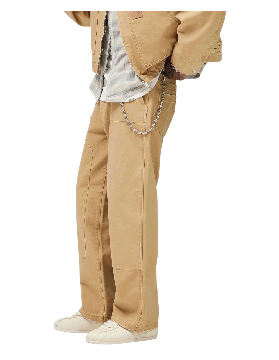 represent pantalon hombre worker pant - mlm100479 beige Talla S