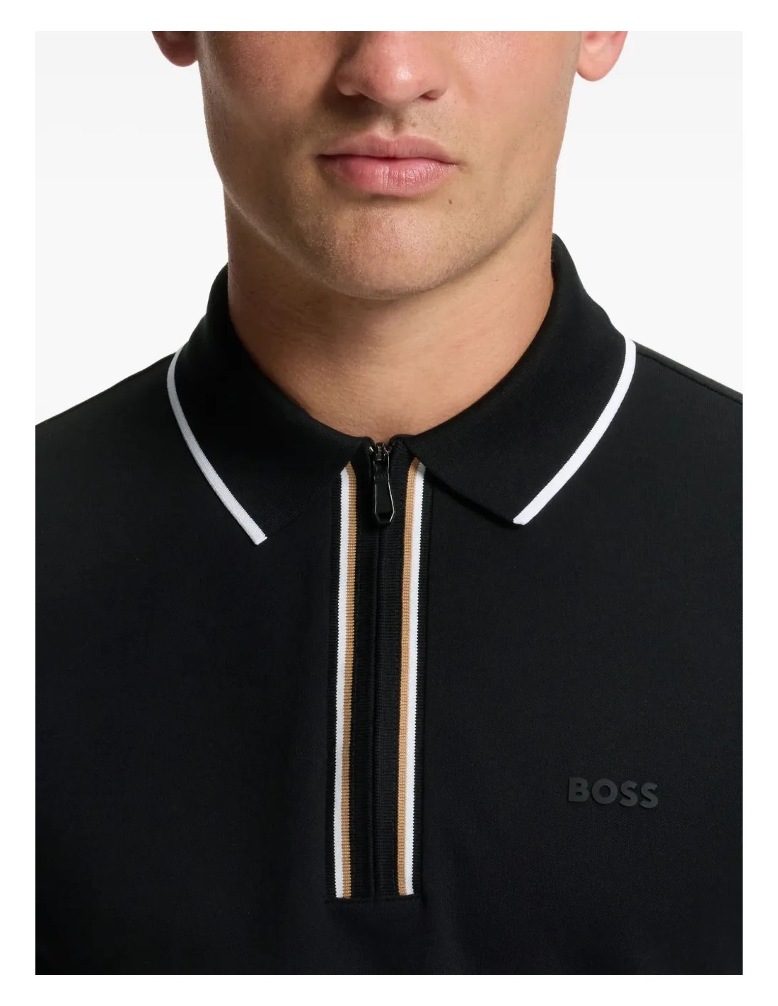 boss polo hombre philix goc - 50555698 001 Talla M Color negro